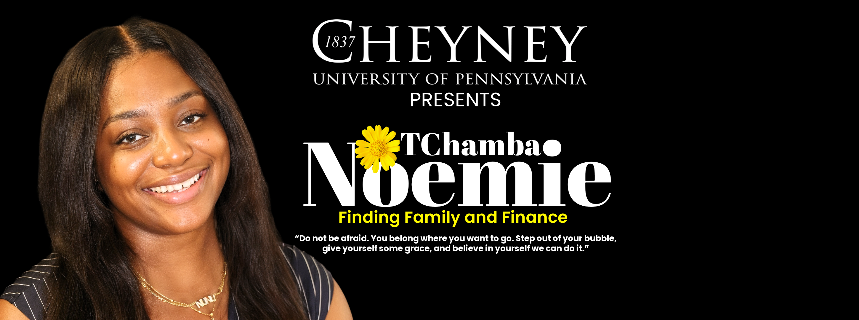 Meet Noemie TChamba - Cheyney University of Pennsylvania